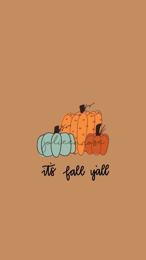 Fall Wallpaper Pumpkin Wallpaper Phone Wallpaper Fall Lock - Etsy