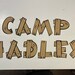 Personalized Name in Campsite Letters, Glamping Birthday, Camp Letters ...