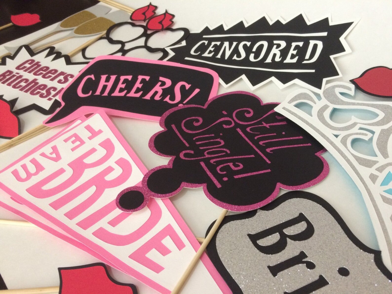 Bachelorette Party Photo Booth Props - Etsy