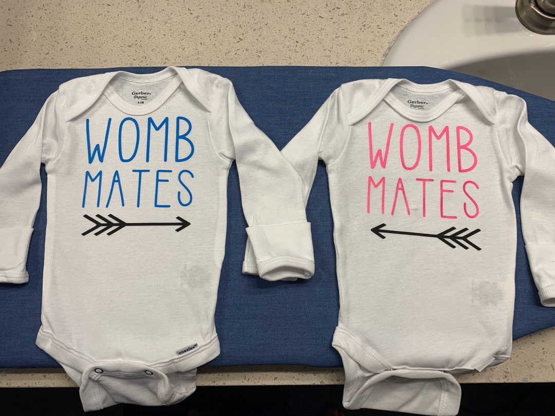 Womb Mates Onesies, Twins Onesies - Etsy