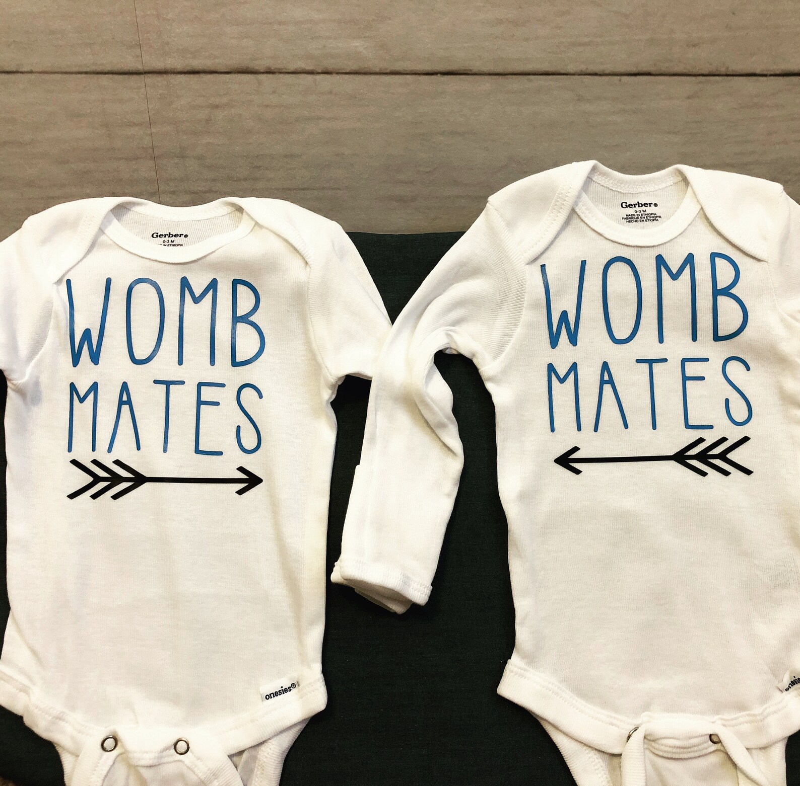 Womb Mates Onesies Twins Onesies - Etsy