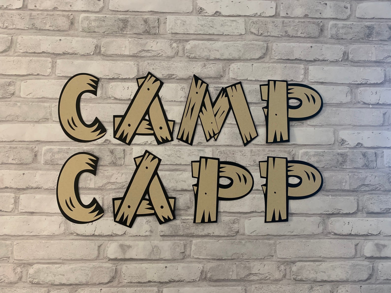 Personalized Name in Campsite Letters, Glamping Birthday, Camp Letters ...