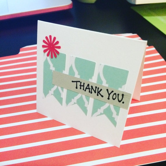 Card Thank You Card Mini - Etsy