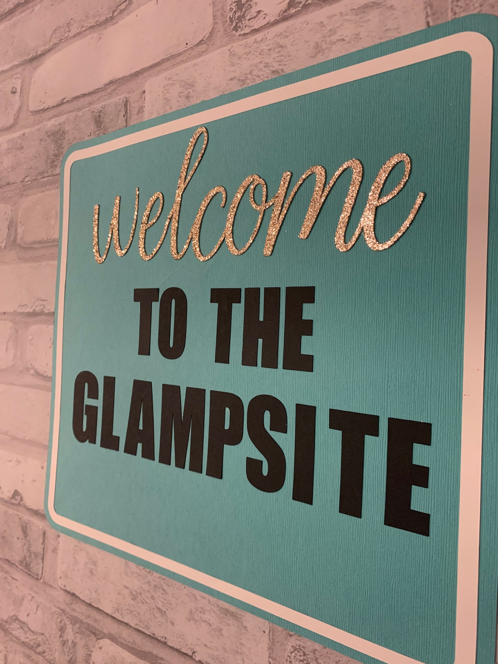 Glamping Signs Welcome to the Glampsite No Boys Allowed - Etsy Canada