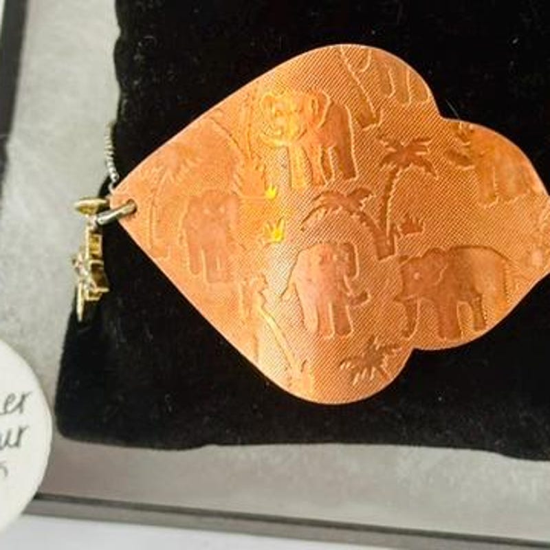 Mother of Pearl Elephants - Etsy