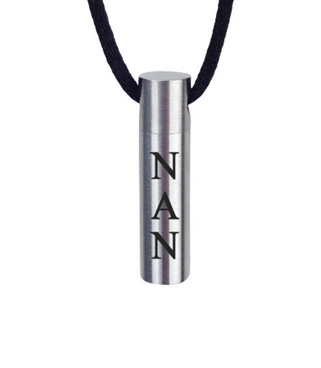 Nan Cylinder Urn Pendant - Memorial Ash Cremation Keepsake ...