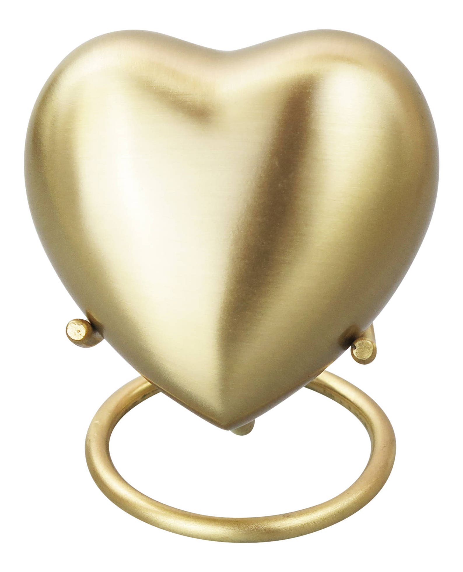 Heart Urn Keepsake Stand in Gold or Silver for 3" Heart Urns - Etsy