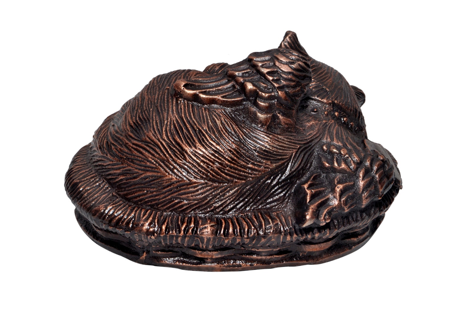 Rose Gold and Brown Angel Cat Urn for Pet Ashes Cremation Memorial - Etsy
