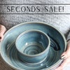 SECONDS SALE | Handmade Pottery | Large Chip N' Dip Bowl - Etsy