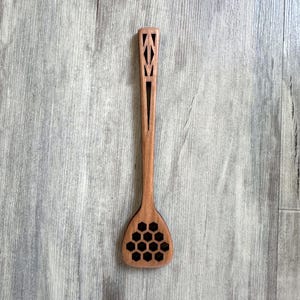 Wooden Honey Dipper | 4 Designs - Etsy