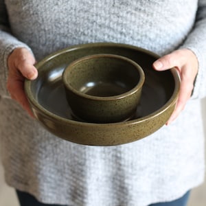 Handmade Pottery | Small Chip N' Dip Bowl (9 Colors) - Etsy