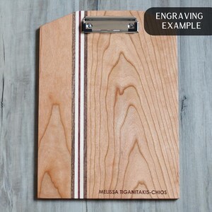 CUSTOM ENGRAVED Striped Clipboards | 5 Sizes - Etsy