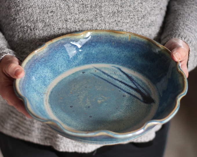 Stoneware Pie Plate, Pottery Pie Pan - Etsy