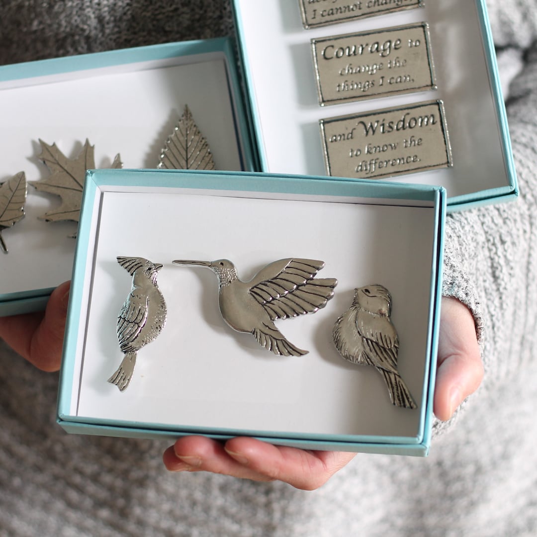 Handmade Pewter Magnet Set | 13 Styles - Etsy