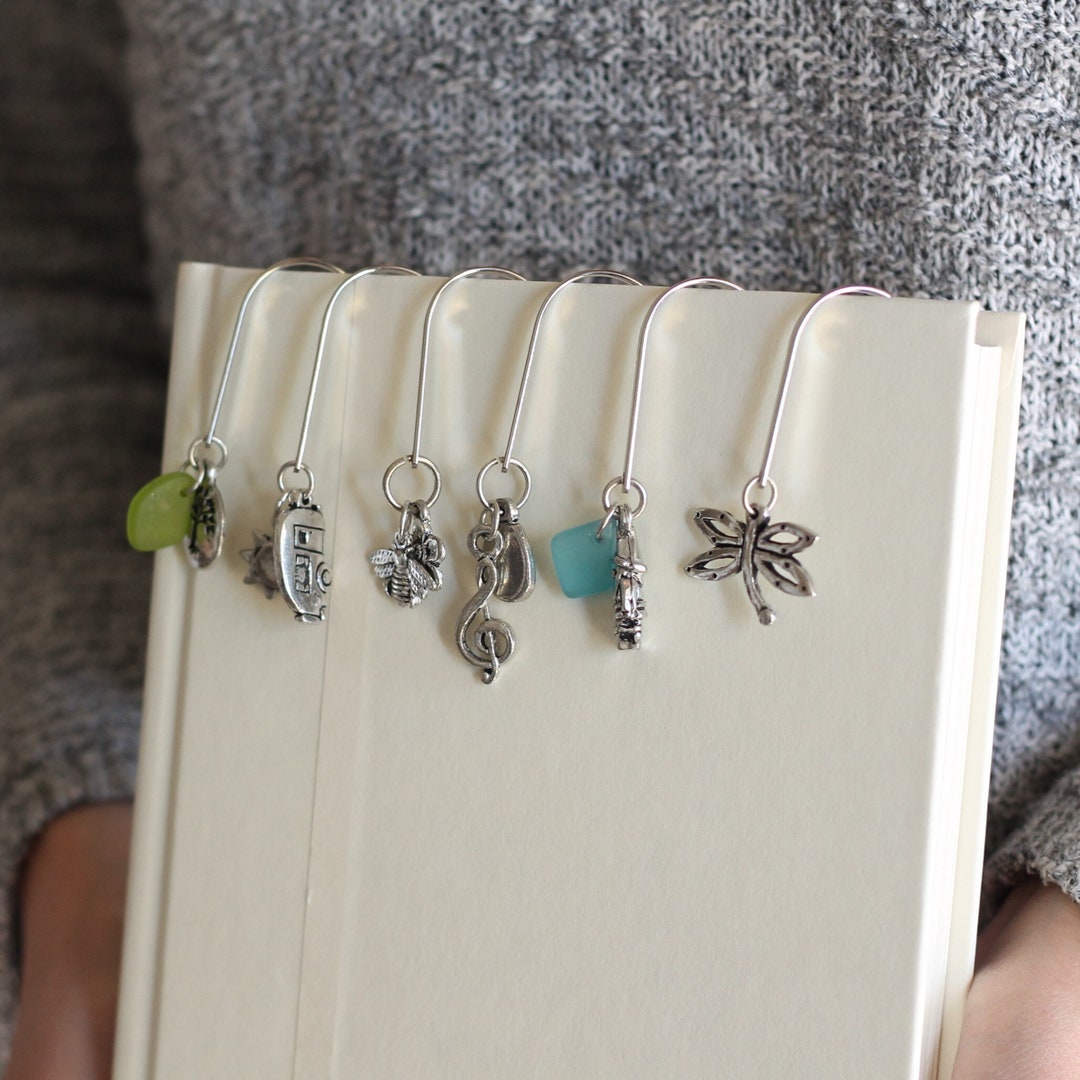 Handmade Pewter Bookmark | 6 Styles - Etsy