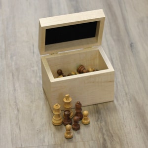 Chess Piece Box | for Small + Medium Pieces - Etsy