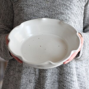 Handmade Pottery | Large Pie Plate (9 Colors) - Etsy