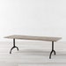 Lambeth Light Grey Oak Dining Table - Etsy