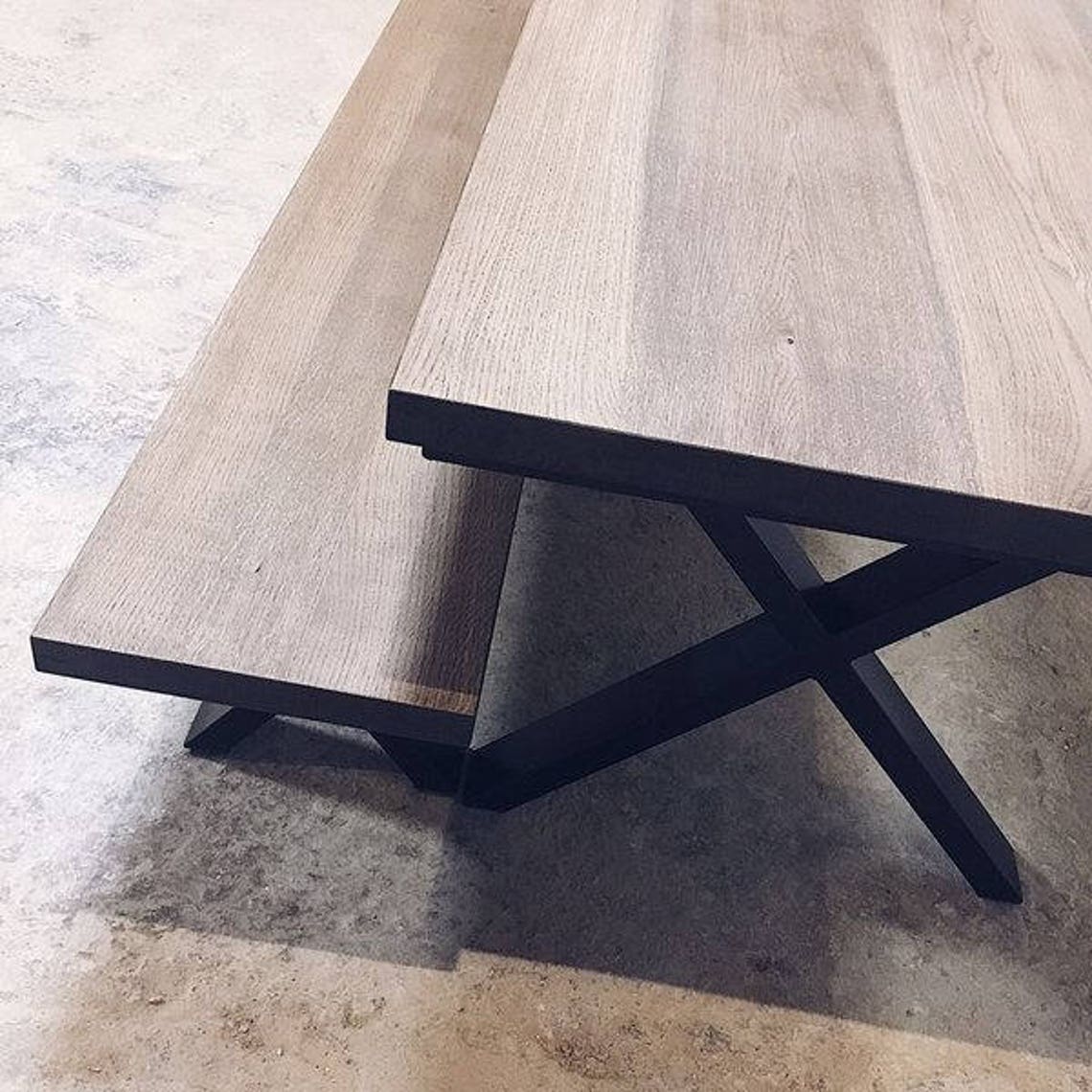 Salford Bold X Shaped Legs Dining Table | Etsy