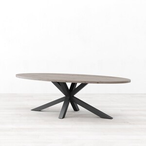 Gallox Light Grey Oak Dining Table - Etsy