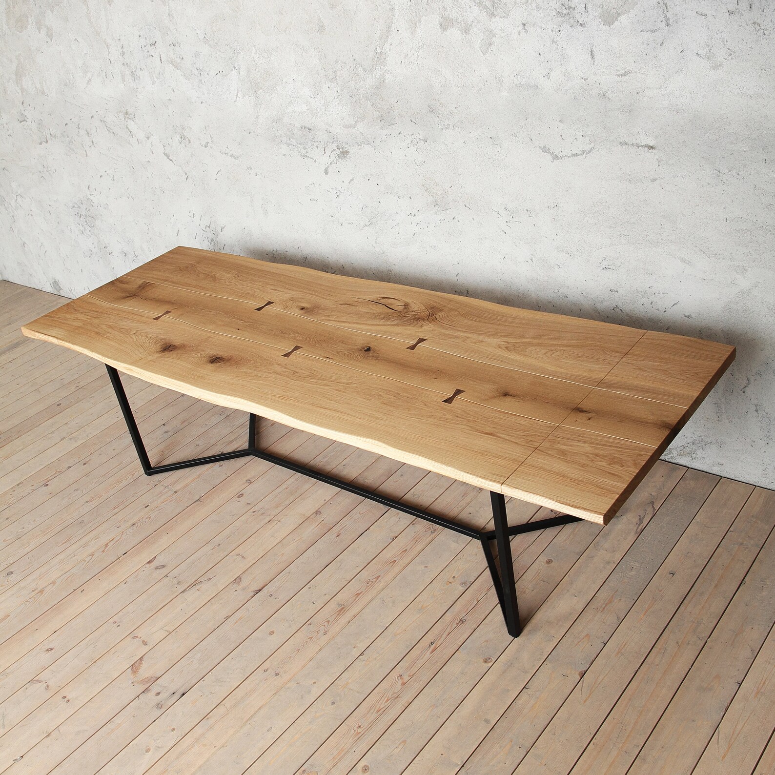 London X Solid Live Edge Extendable Dining Table - Etsy UK