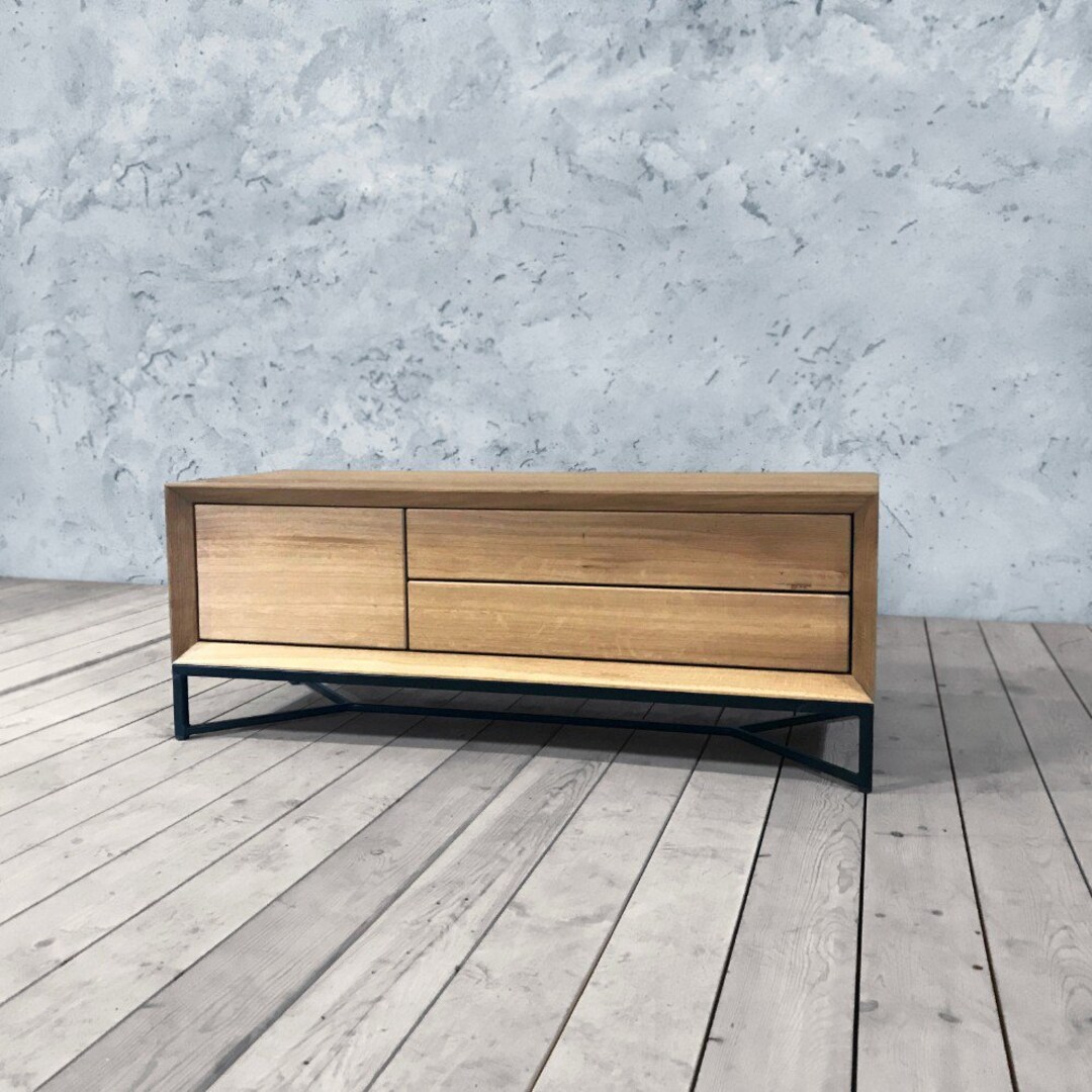 Joe Natural Oak TV Unit - Etsy