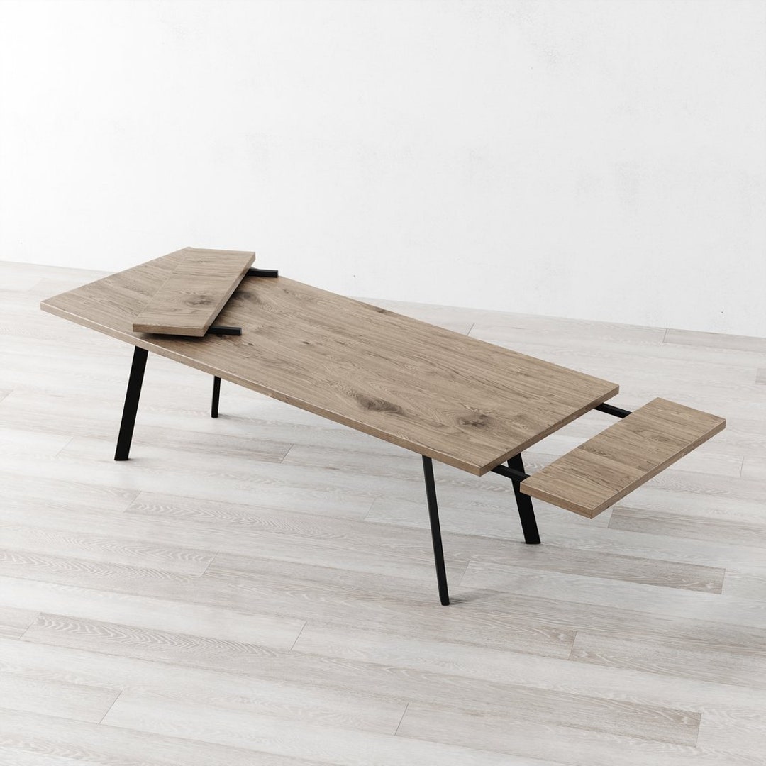 Prince Extendable Light Grey Oak Dining Table - Etsy
