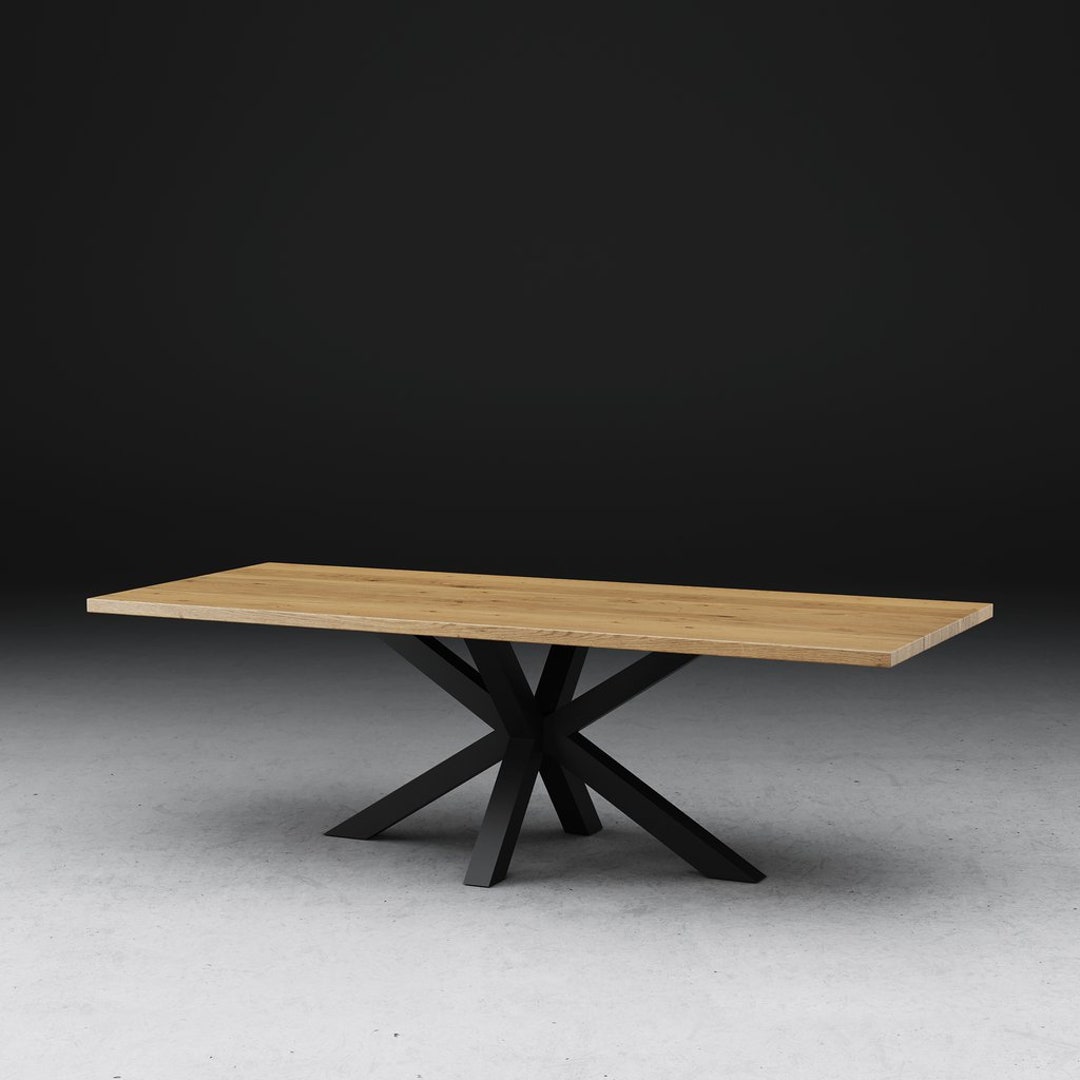 Crystal Natural Oak Dining Table - Etsy
