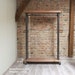 Eden Brown Pine Clothing Rail - Etsy