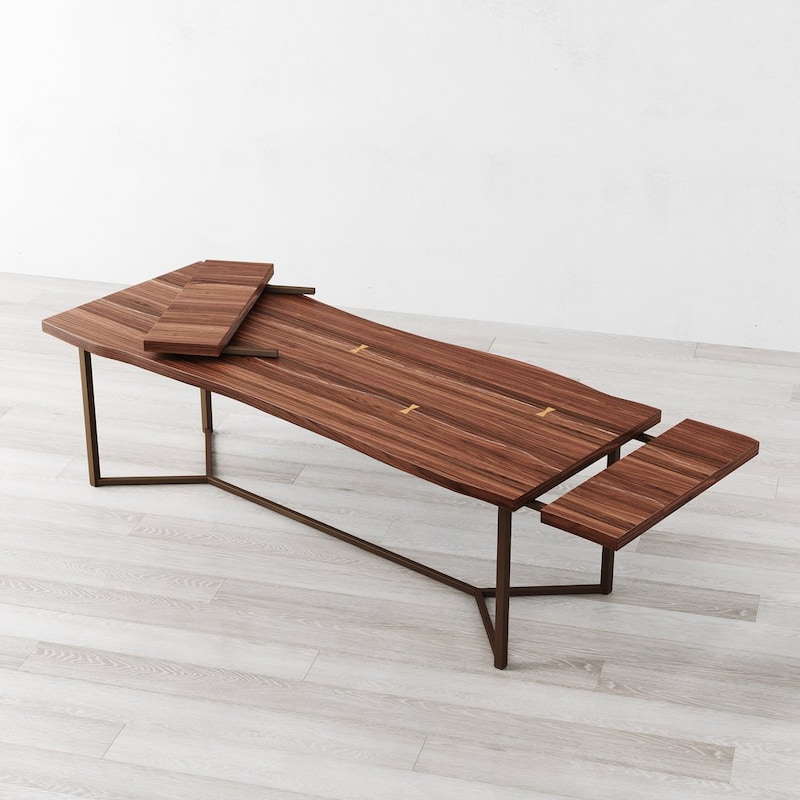 Solid Wood Extendable Table - Etsy