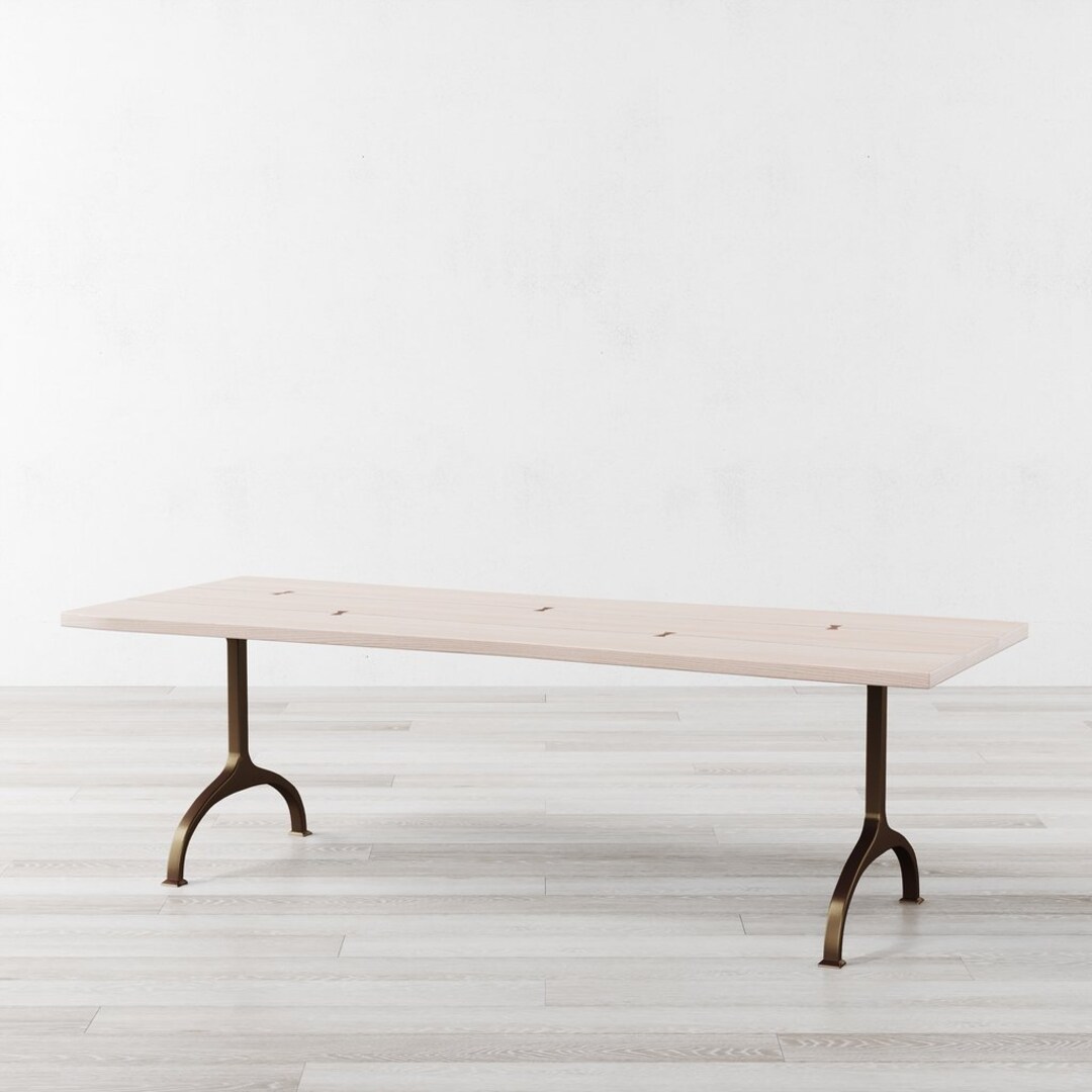 Nord Live Edge Light Ash Dining Table - Etsy