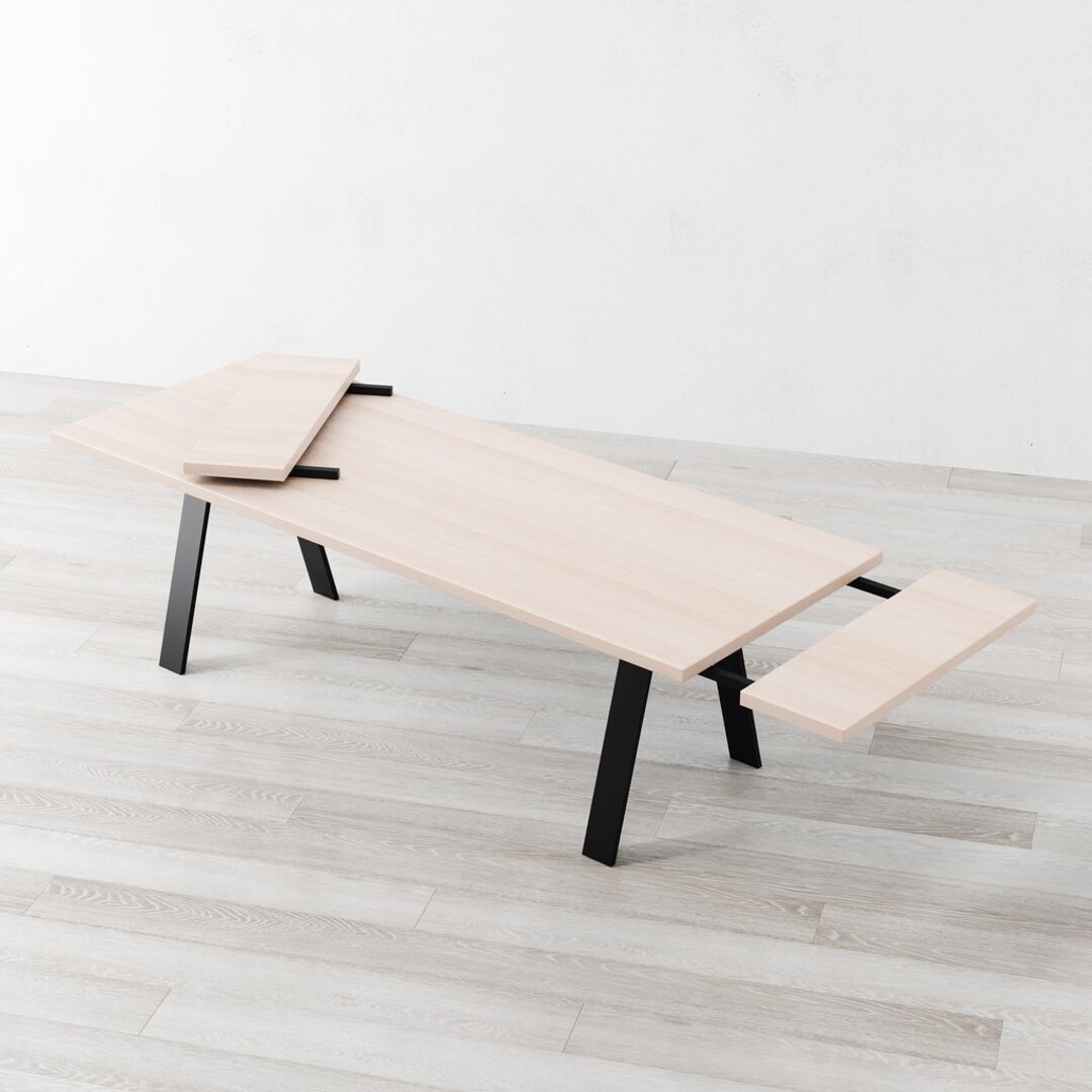 Albert Extendable Light Ash Dining Table - Etsy