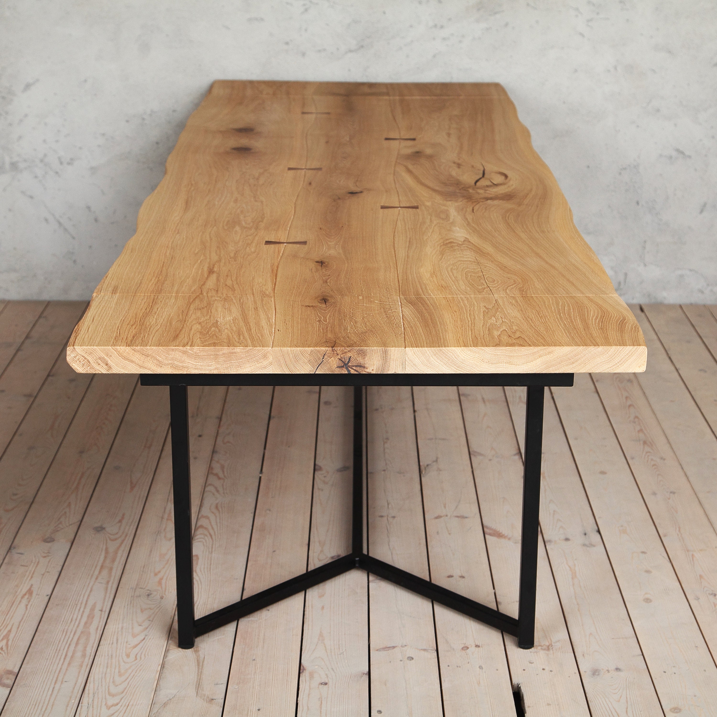 London X Solid Live Edge Extendable Dining Table - Etsy UK