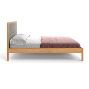 Elbe Natural Oak Bed - Etsy