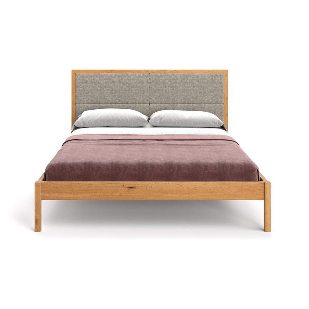 Elbe Natural Oak Bed - Etsy