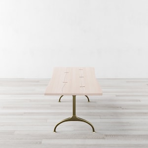 Nord Live Edge Light Ash Dining Table - Etsy