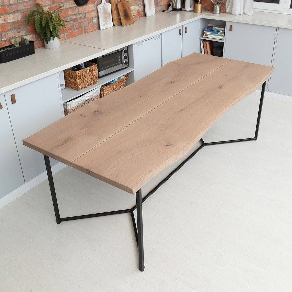 Infinity X Two Slabs Extendable Dining Table - Etsy