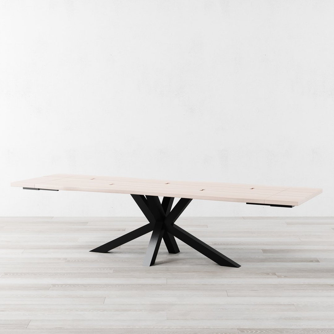 Garnet X Light Ash Live Edge Dining Table - Etsy