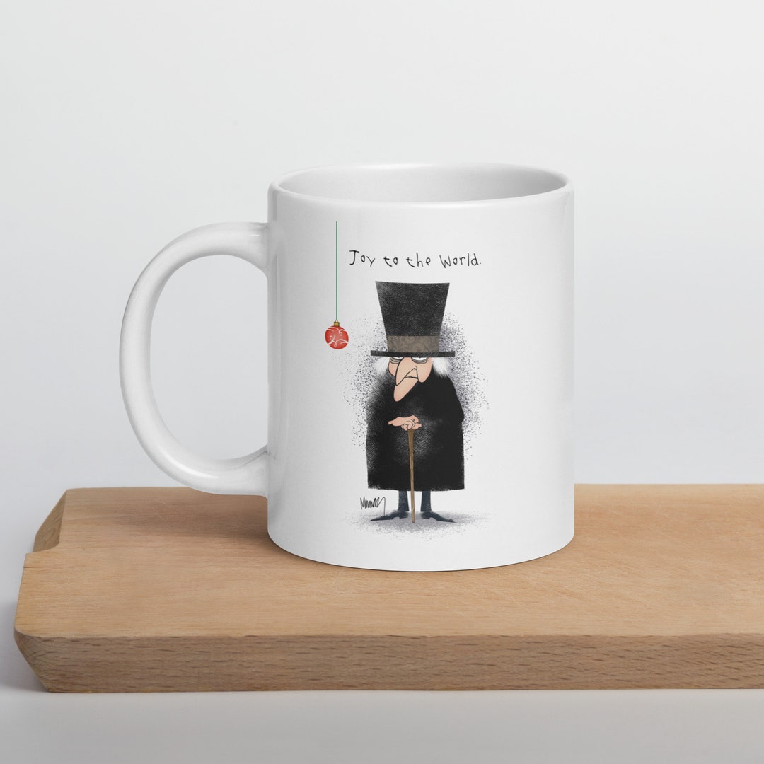 Cranky Scrooge on a Christmas Coffee Mug - Etsy
