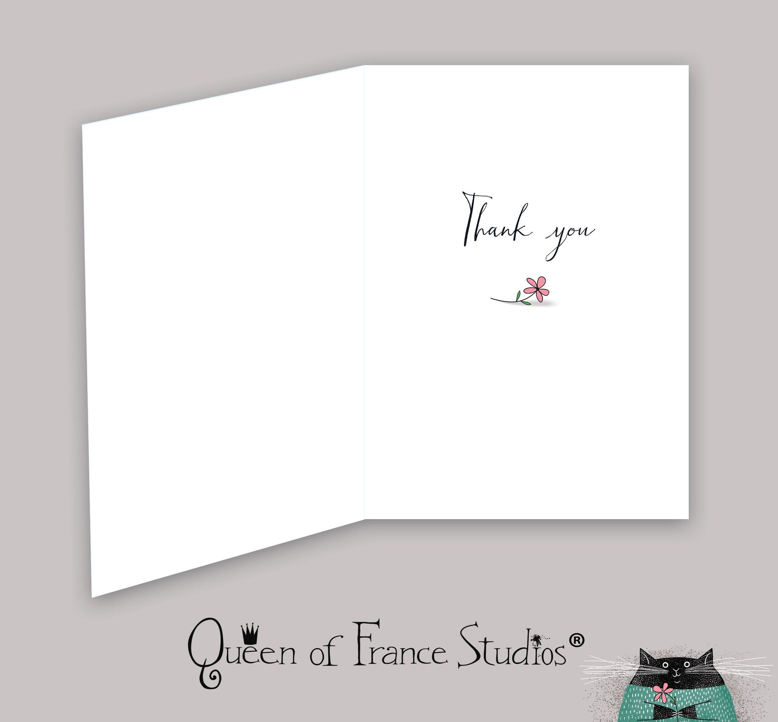 10 Thank You Notes With Envelopes - Etsy