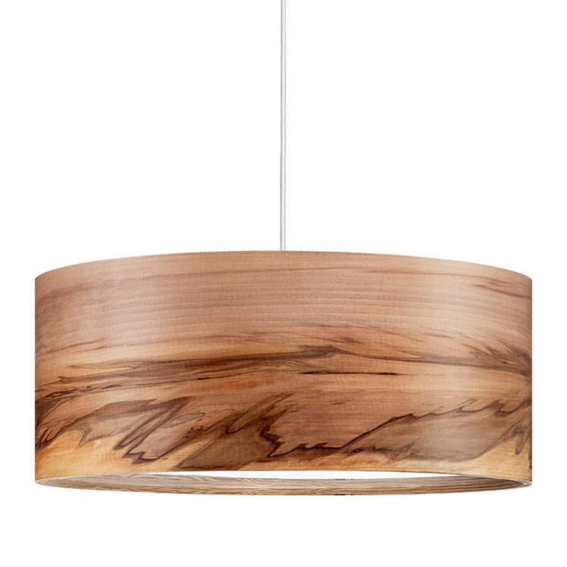 Wooden Pendant Light - Etsy