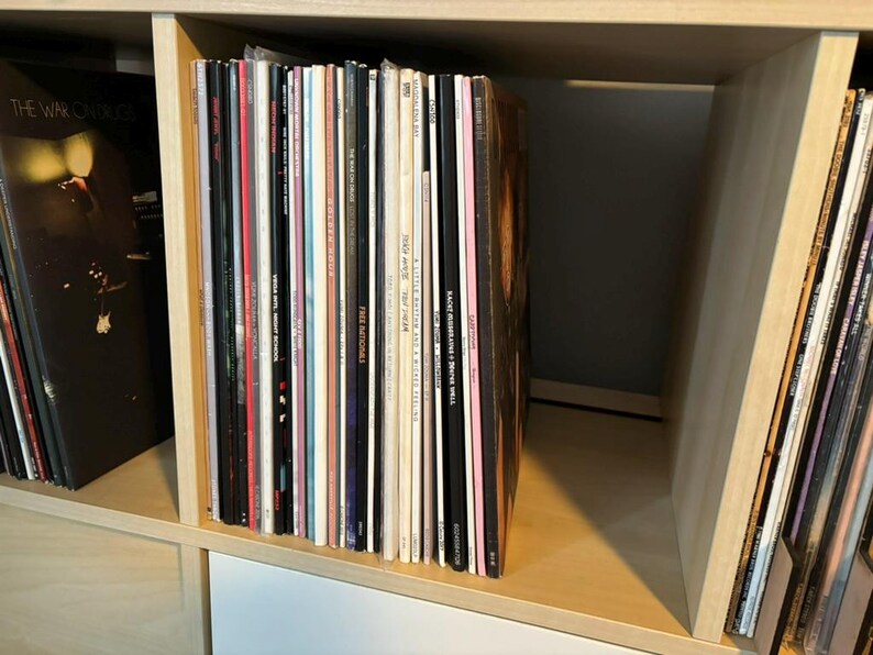 Pack of 4 Vinyl Collection Back Spacers for IKEA Kallax Shelves| Clean ...