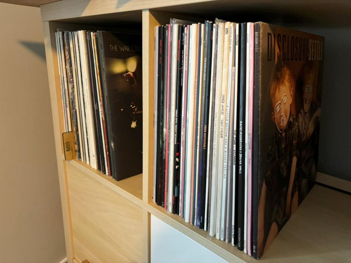 Pack of 4 Vinyl Collection Back Spacers for IKEA Kallax Shelves| Clean ...