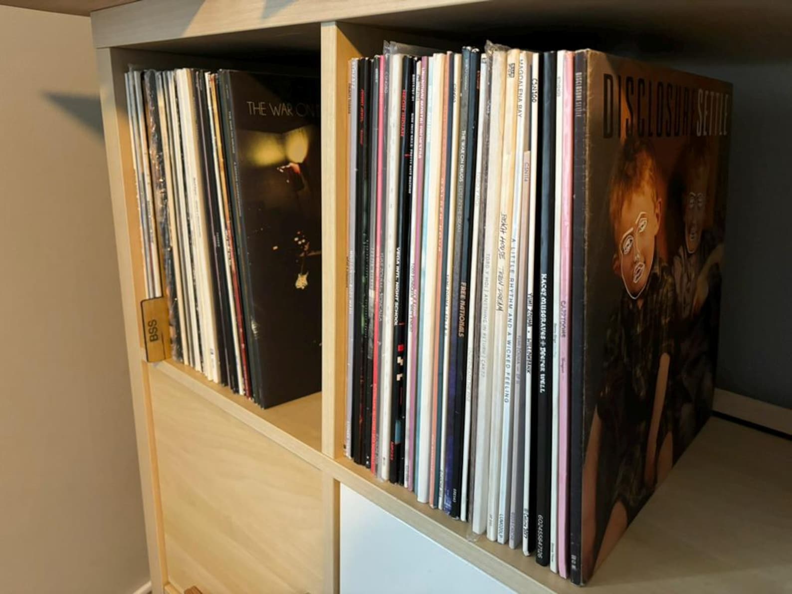 Pack of 4 Vinyl Collection Back Spacers for IKEA Kallax Shelves ...