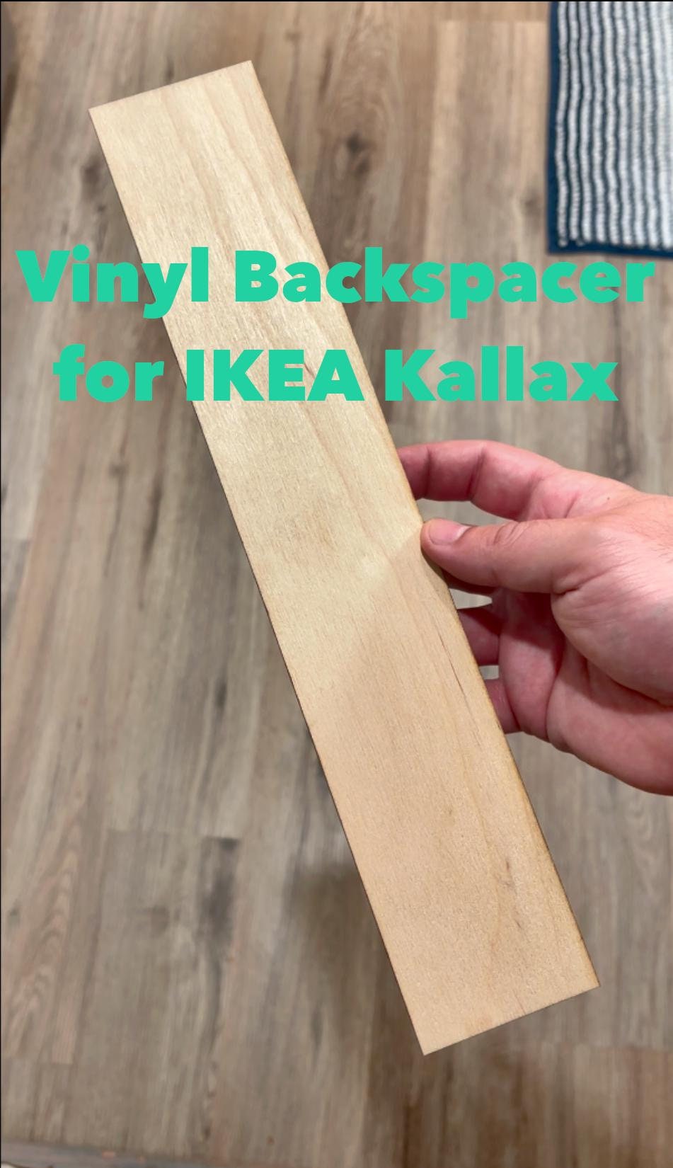 Pack of 4 Vinyl Collection Back Spacers for IKEA Kallax Shelves ...