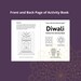 Mandala Coloring Kids Activity Book With Diwali Theme printable A4 Size ...