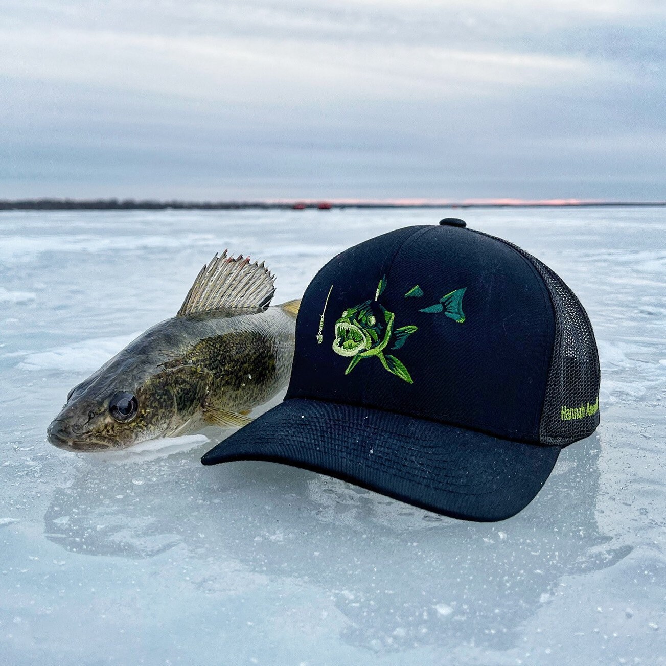 Walleye Night Bite Snapback Hat - Etsy