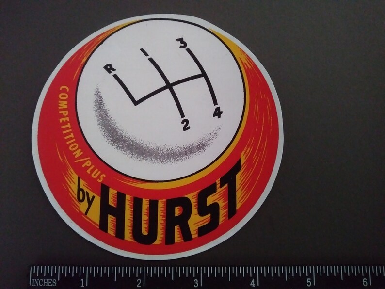 Hurst Shifter Ball... Vintage Style Racing Decal Sticker - Etsy