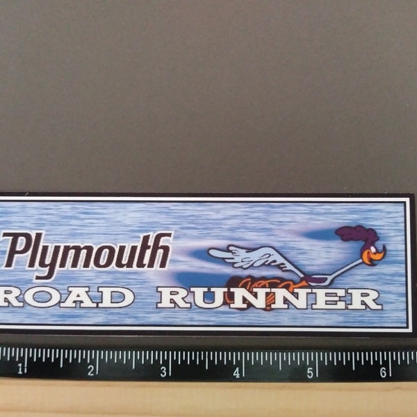 Roadrunner Car Decal - Etsy