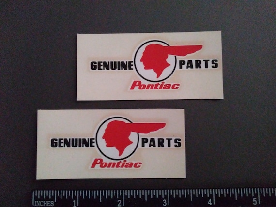 Pontiac Parts Vintage Style Racing Decal Sticker Tool Box - Etsy